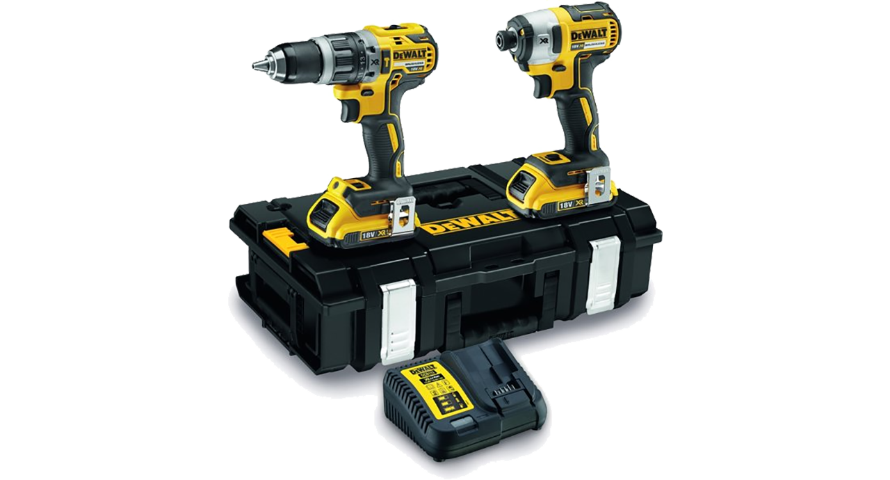 DeWALT DCK266D2 18V Li Ion accu klopboor -/schroefmachine(DCD796)&, slagschroevendraaier(DCF887 ...